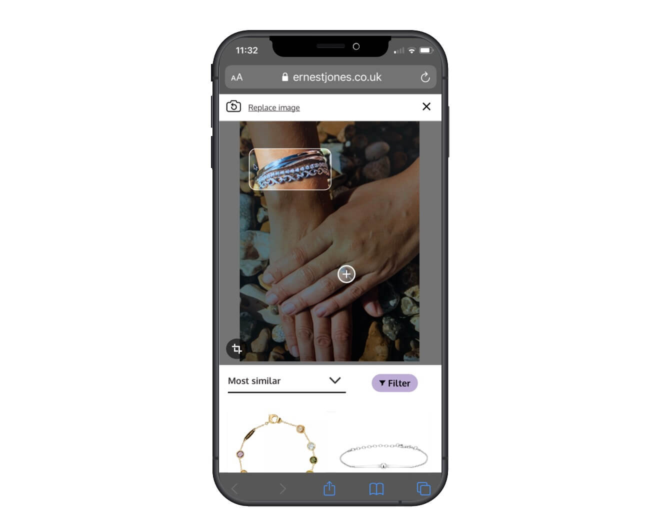 Visual Search Shopping Tool | Ernest Jones